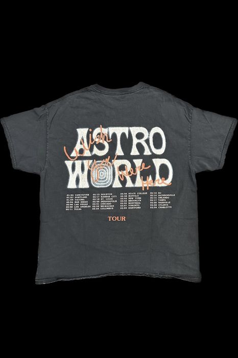 Travis Scott Authentic 2019 Astro World Tour T-Shirt | Grailed