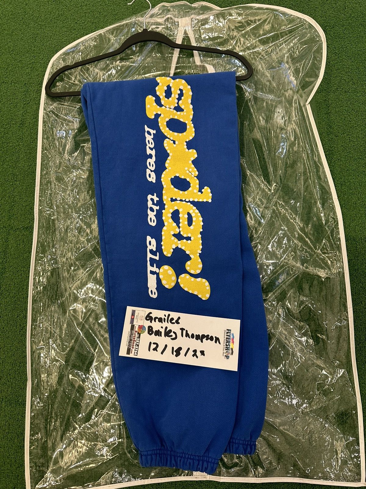 Spider Worldwide SP5 TC Blue Sweatpants | Grailed