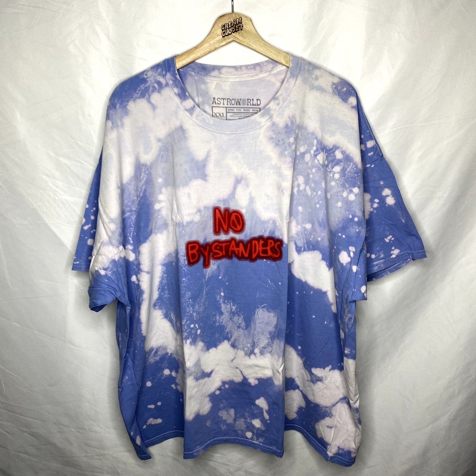 Travis Scott Cactus Jack No Bystanders Astroworld Tour Merch Tie Dye ...