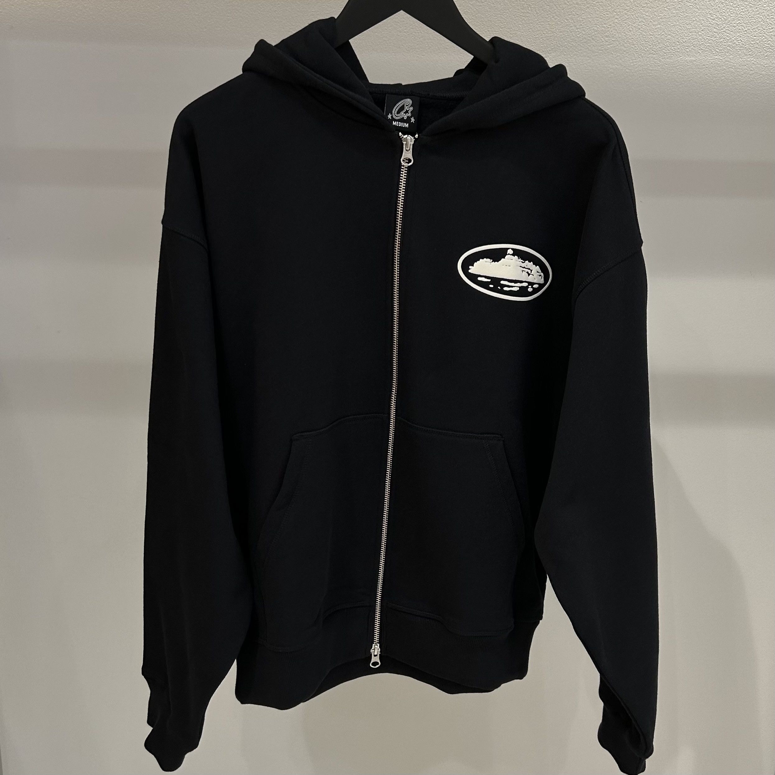 Corteiz Corteiz Island Zip Hoodie Washed Black | Grailed