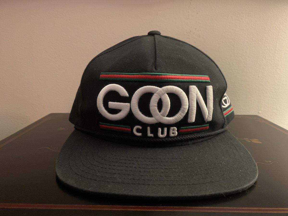 Gold *GOLD* GOON CLUB (Gucci parody design) Hat | Grailed