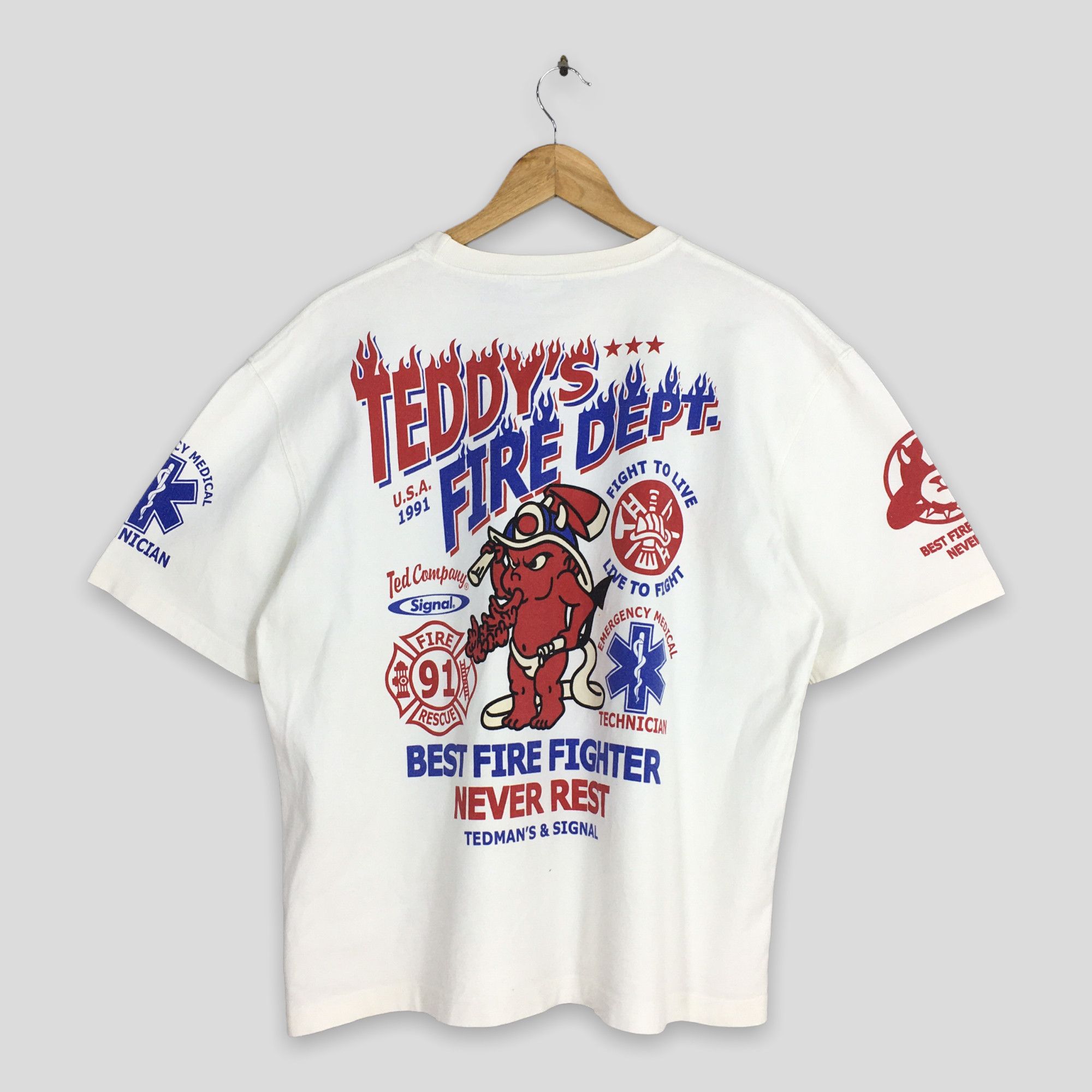 Buzz Rickson's × Tedman × Vintage Vintage Ted Company Tedman Fire Dept ...