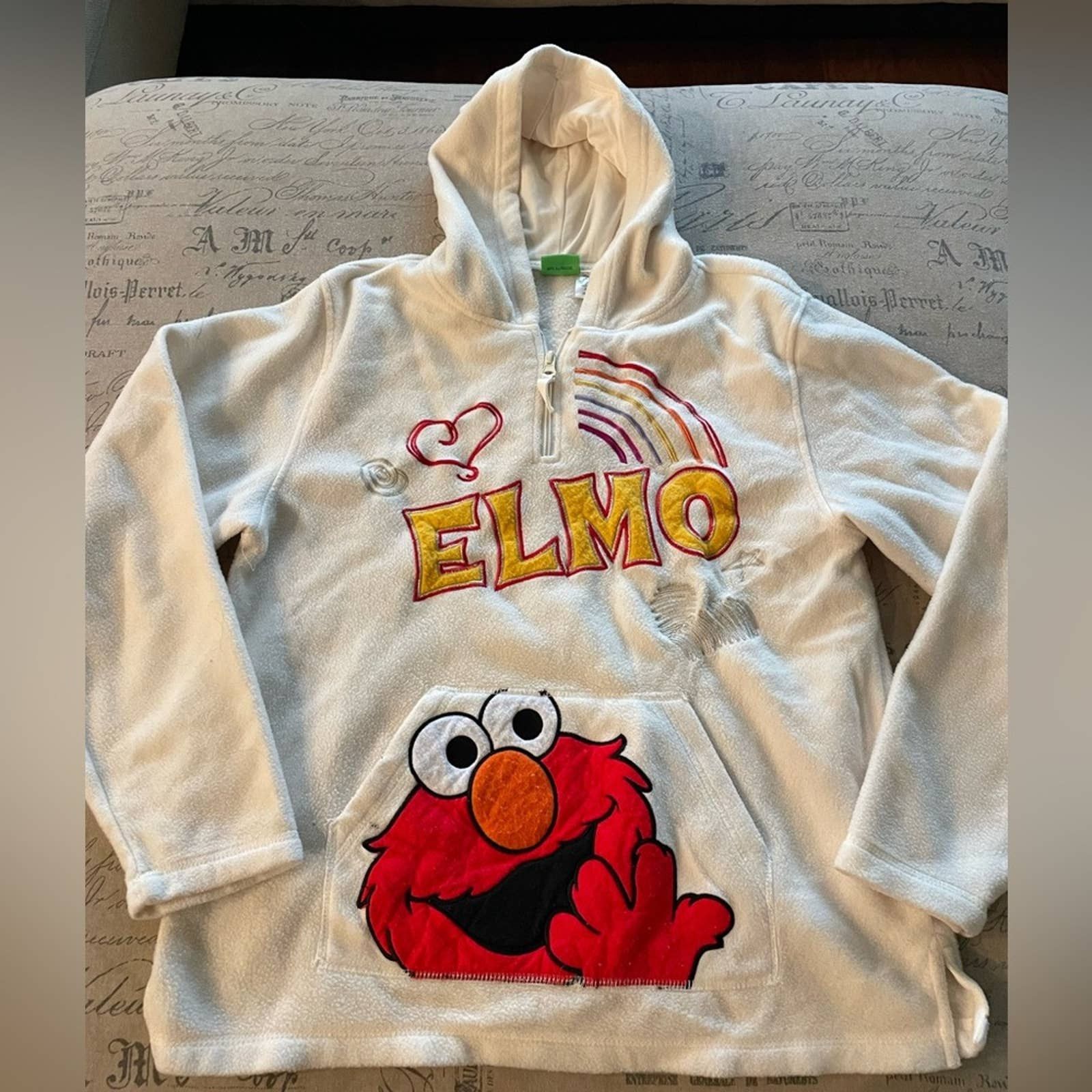 Unkwn Elmo Fleece Hoodie Sesame Street | Grailed