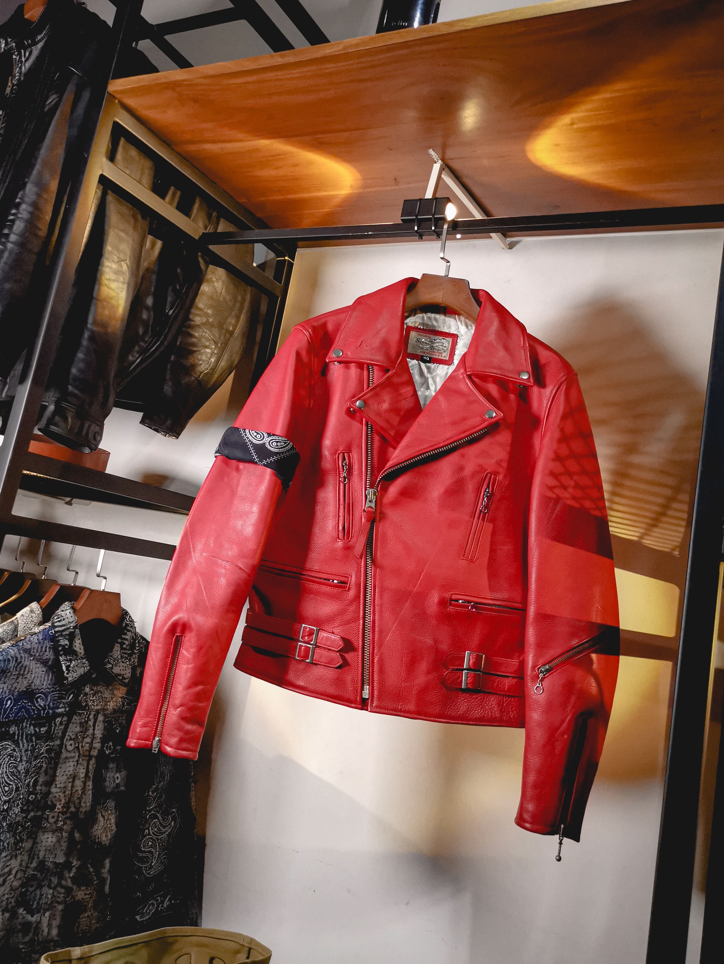 Leather Jacket Sunset Strip Ramones Leather Jacket Original Authentic ...