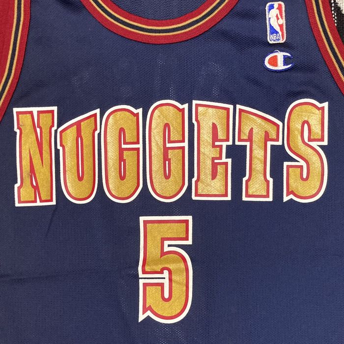 Vintage Vintage 90’s Denver Nuggets Jalen Rose NBA Jersey Champion ...