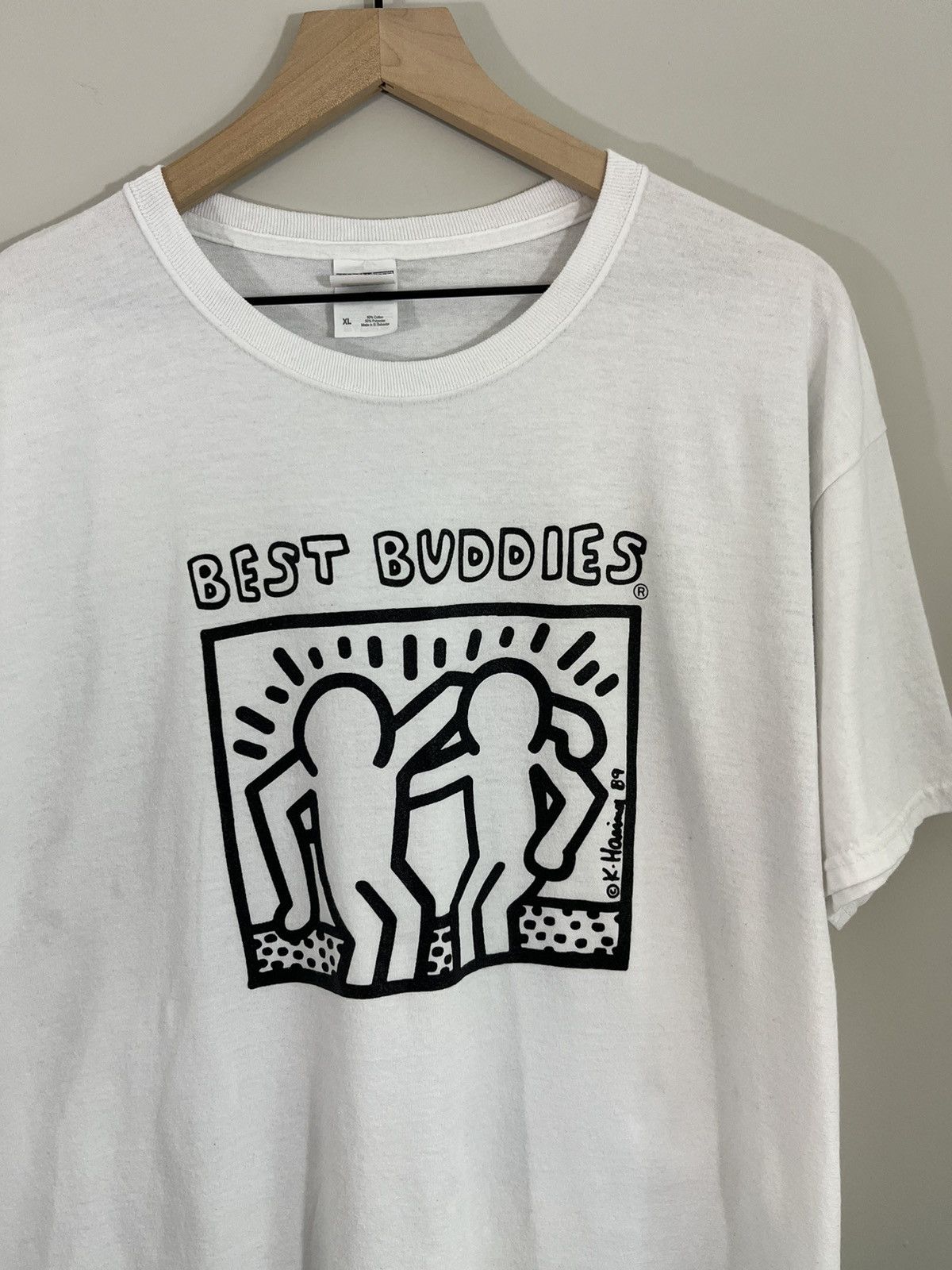 Keith Haring × Vintage Best Buddies Keith Haring Graphic Tee | Grailed