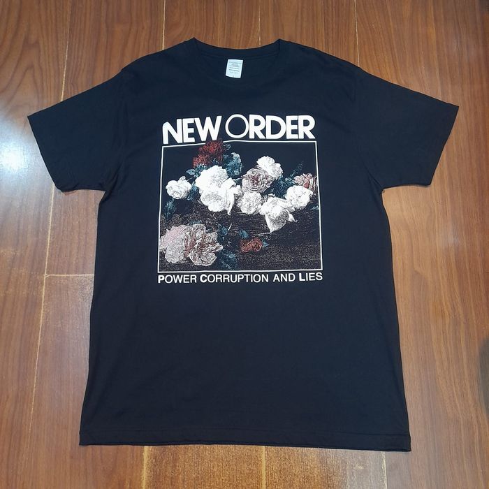 Band Tees New Order "Power , Corruption and Lies | Grailed