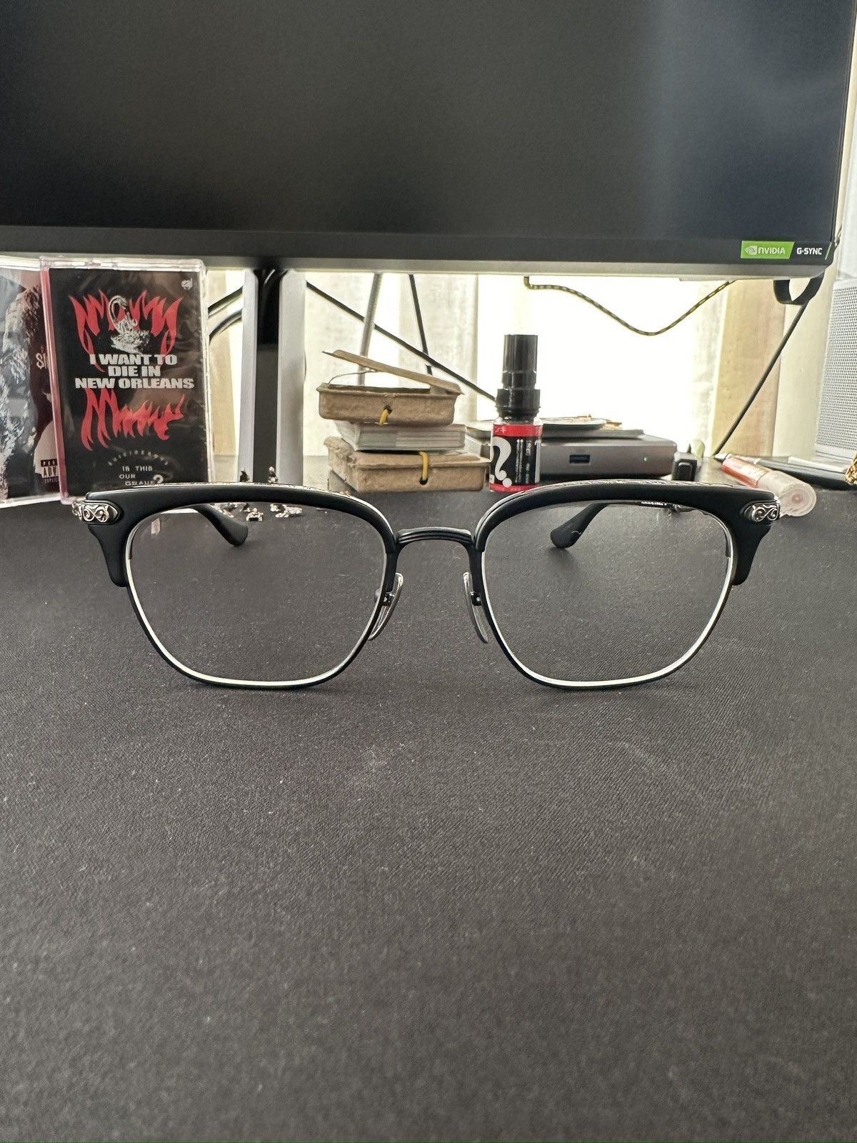 Chrome Hearts Chrome Hearts Vertical Smile II Glasses | Grailed