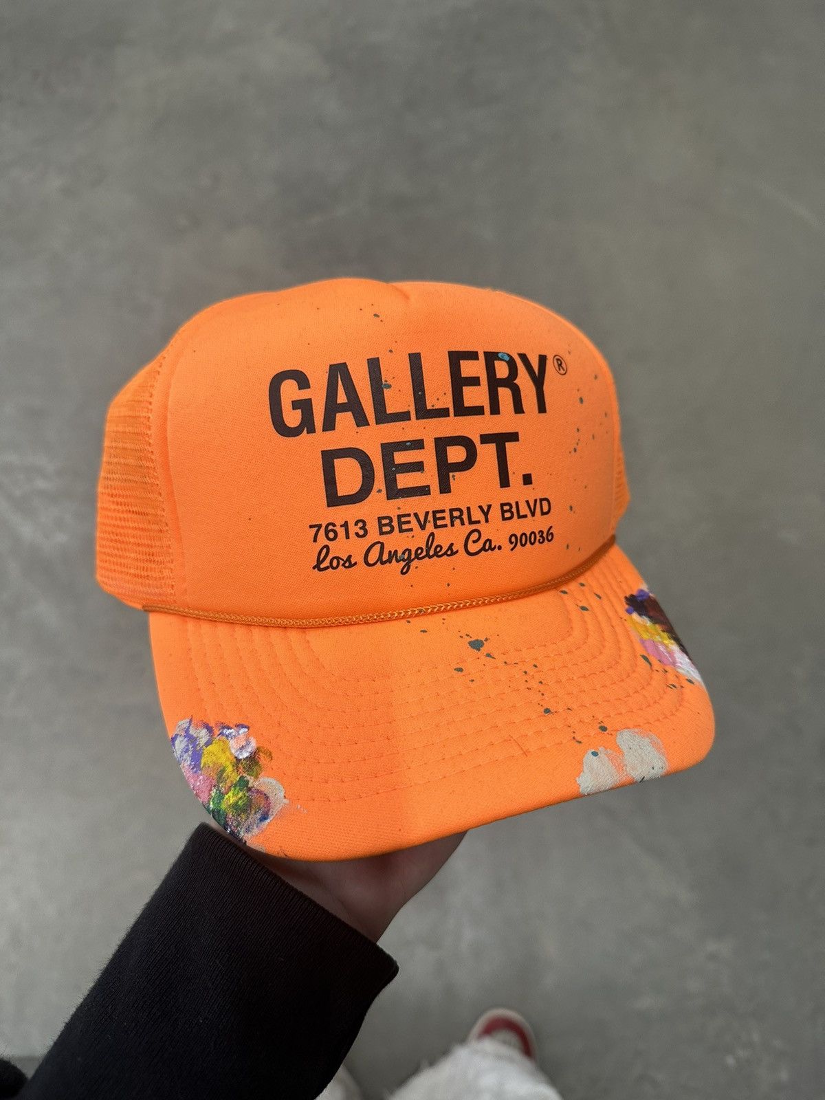Gallery Dept. Gallery Dept. Workshop Trucker Hat Orange | Grailed
