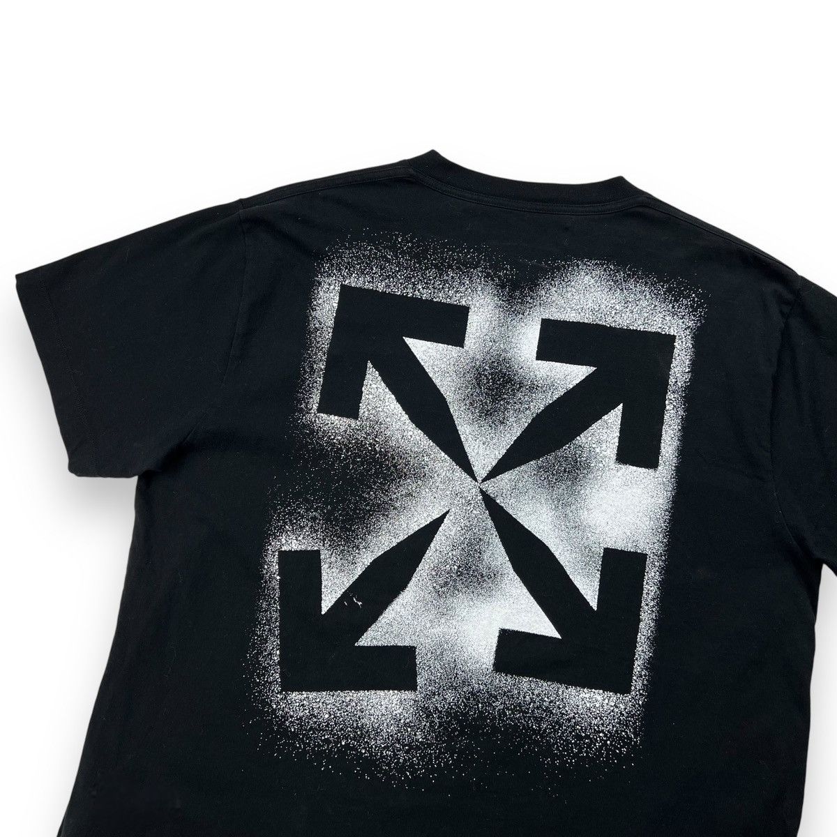 Off-White Off-White Stencil Arrows T Shirt Black | Grailed