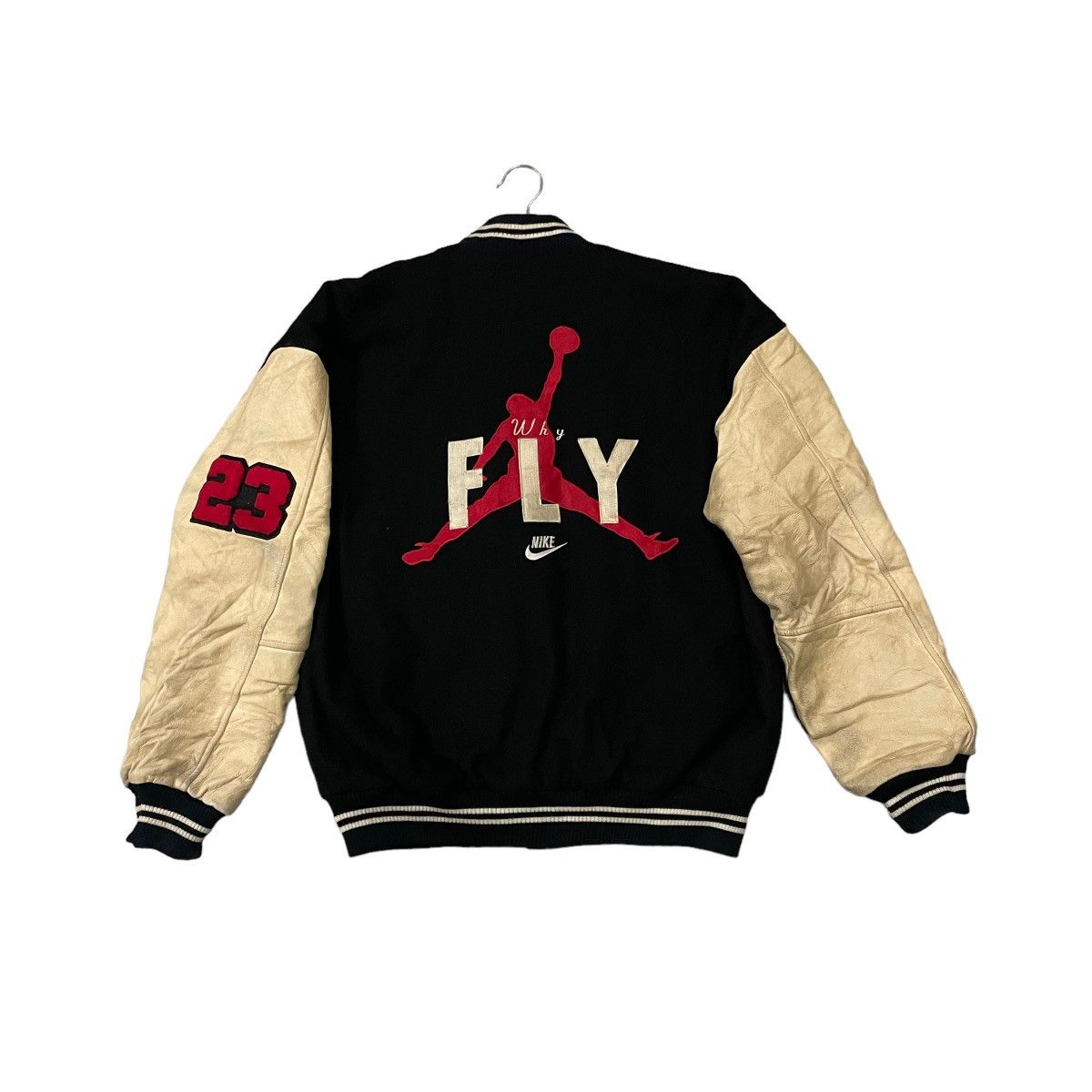 Jordan Brand × Nike × Vintage Vintage 90’s Nike Air Jordan Wool Leather ...