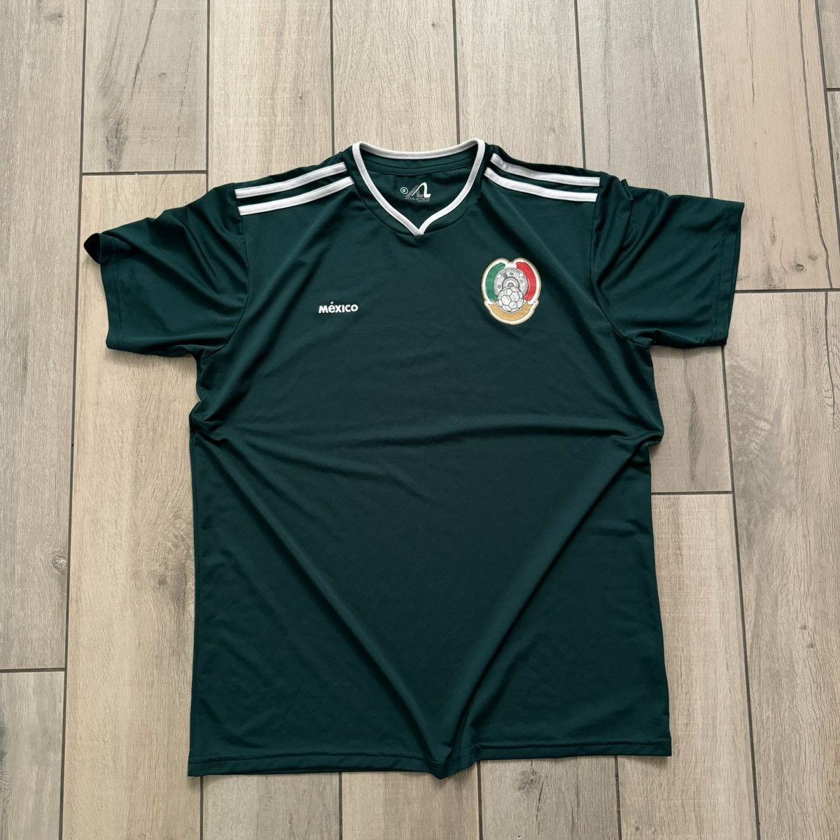 Adidas Vintage Y2K Earth Tone Green Mexico Soccer Jersey Kit Large ...