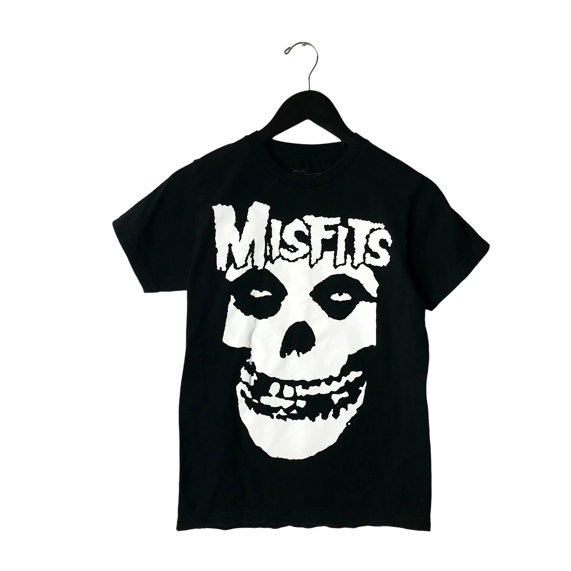 Misfits Misfits Big Skull T Shirt Adult Black S Small Punk Rock Band ...