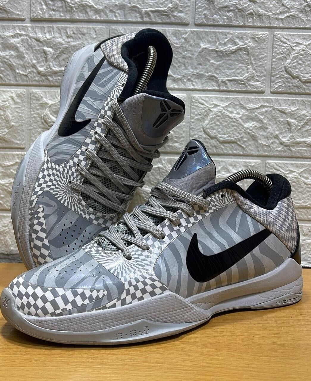 Custom Nike Zoom Kobe 5 Protro De Mar De Rozan Zebra | Grailed