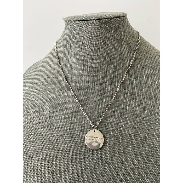 Generic Cute believe angel pendant necklace | Grailed