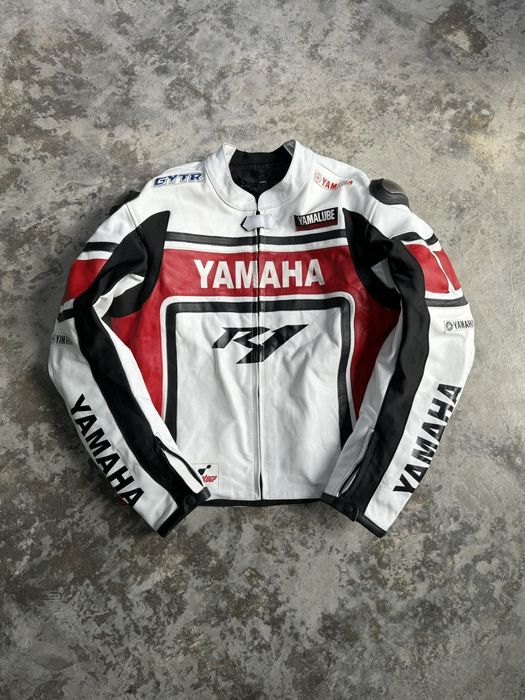 Vintage Vintage RARE 2000s Yamaha R1 Leather Jacket | Grailed