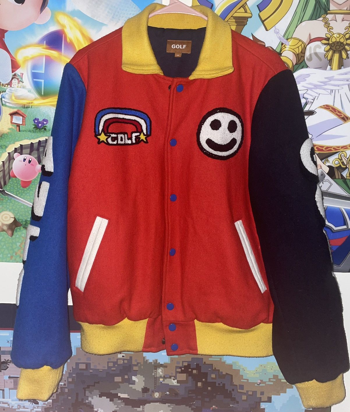 Golf Wang × Tyler The Creator Golf Wang Anti Golf Varsity Jacket | Grailed