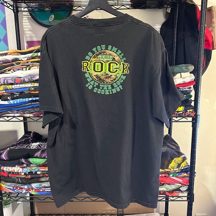 Changes Vintage 1990s The Rock WWF T-shirt | Grailed