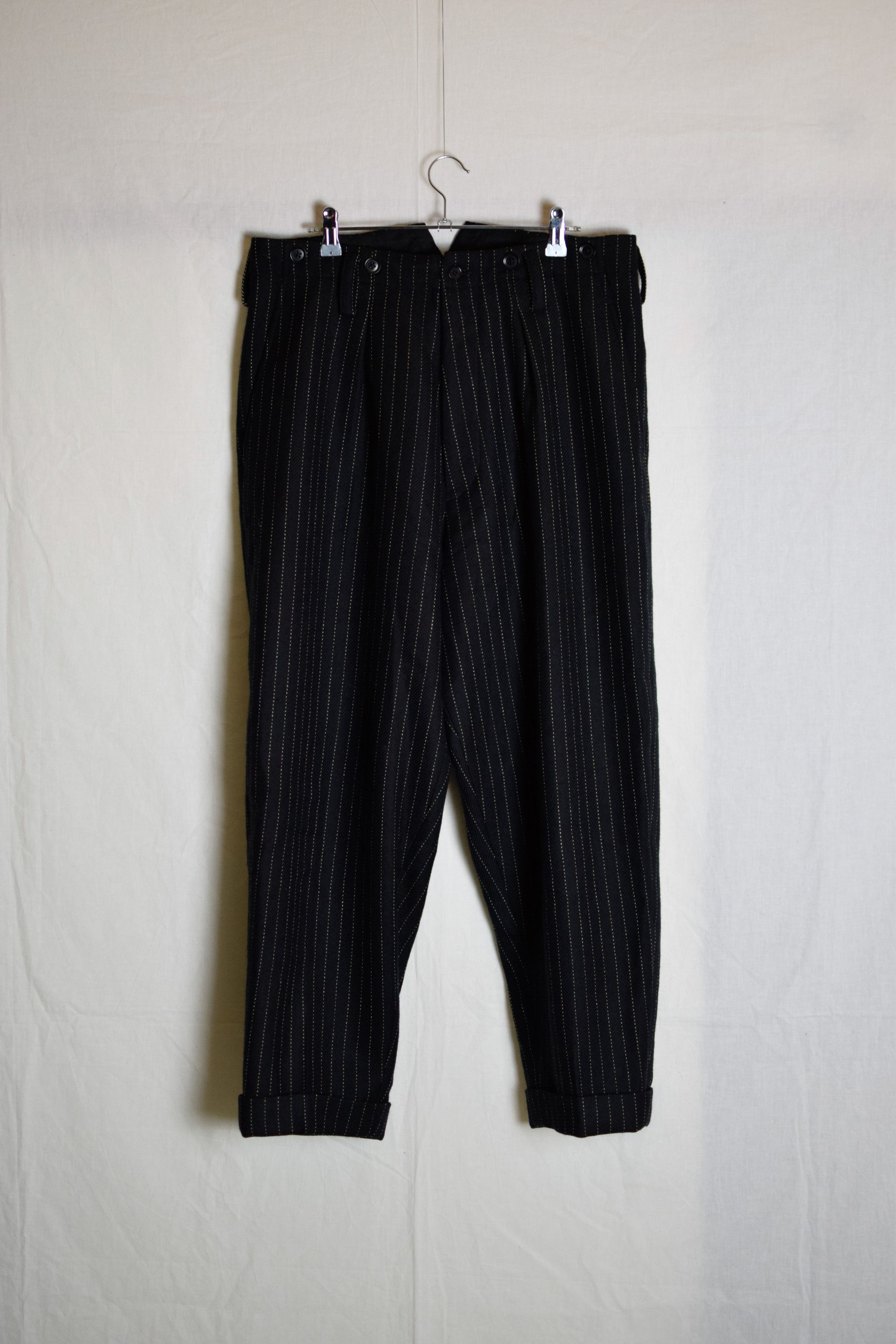 Yohji Yamamoto YYPH AW13 Pinstripe Wide Pants - HQ-P01-104 | Grailed