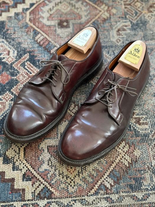Alden Alden Shell Cordovan Blucher | Grailed