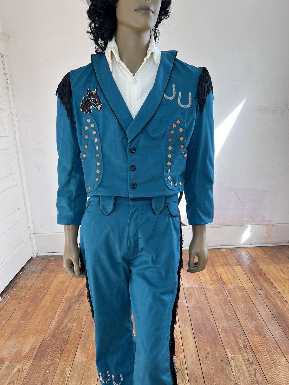 Other Men’s Embroidered studded fringe Western Suit by Herman | Grailed