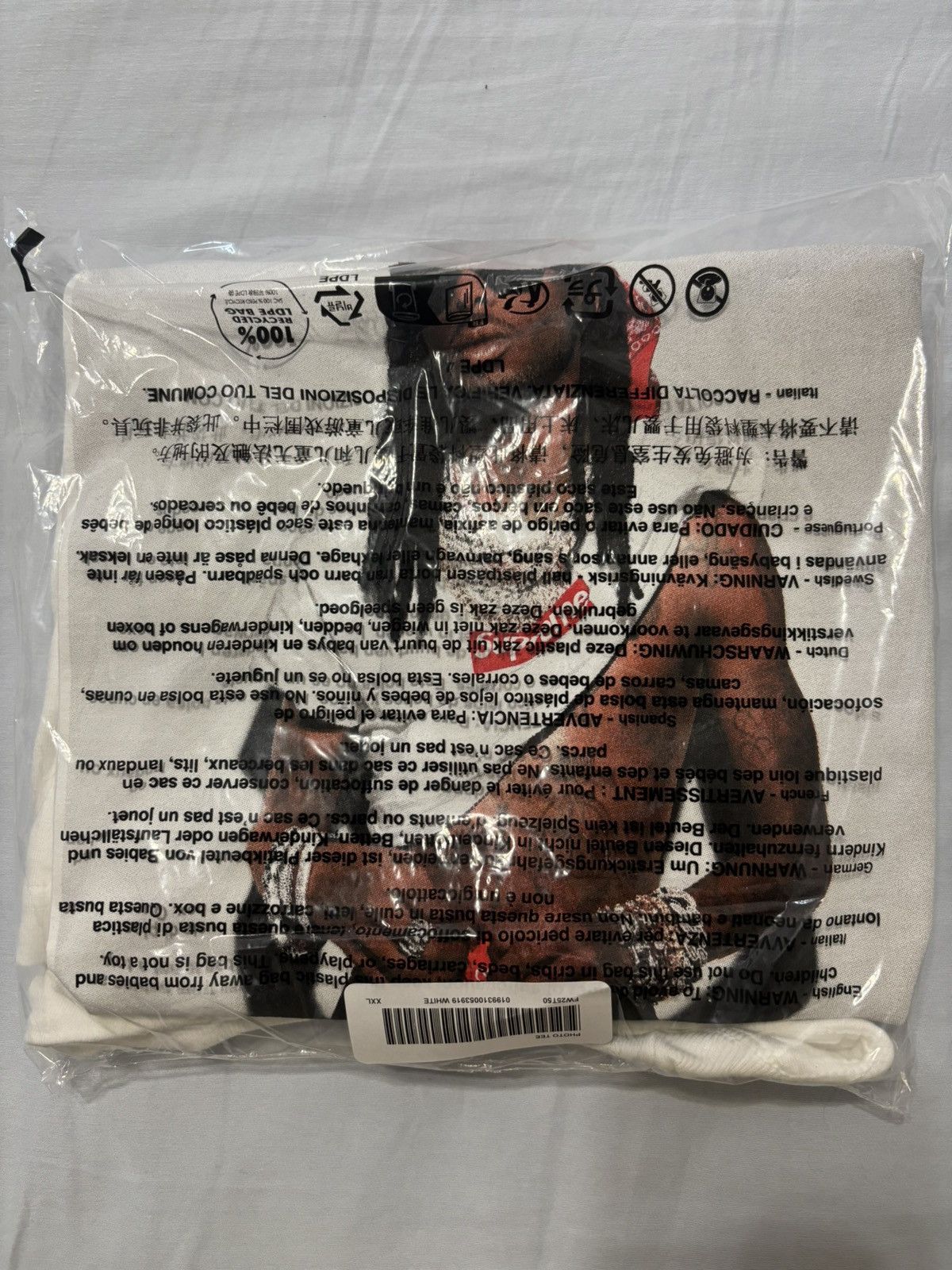 Supreme Supreme Playboi Carti Tee White XXL IN HAND!!! | Grailed