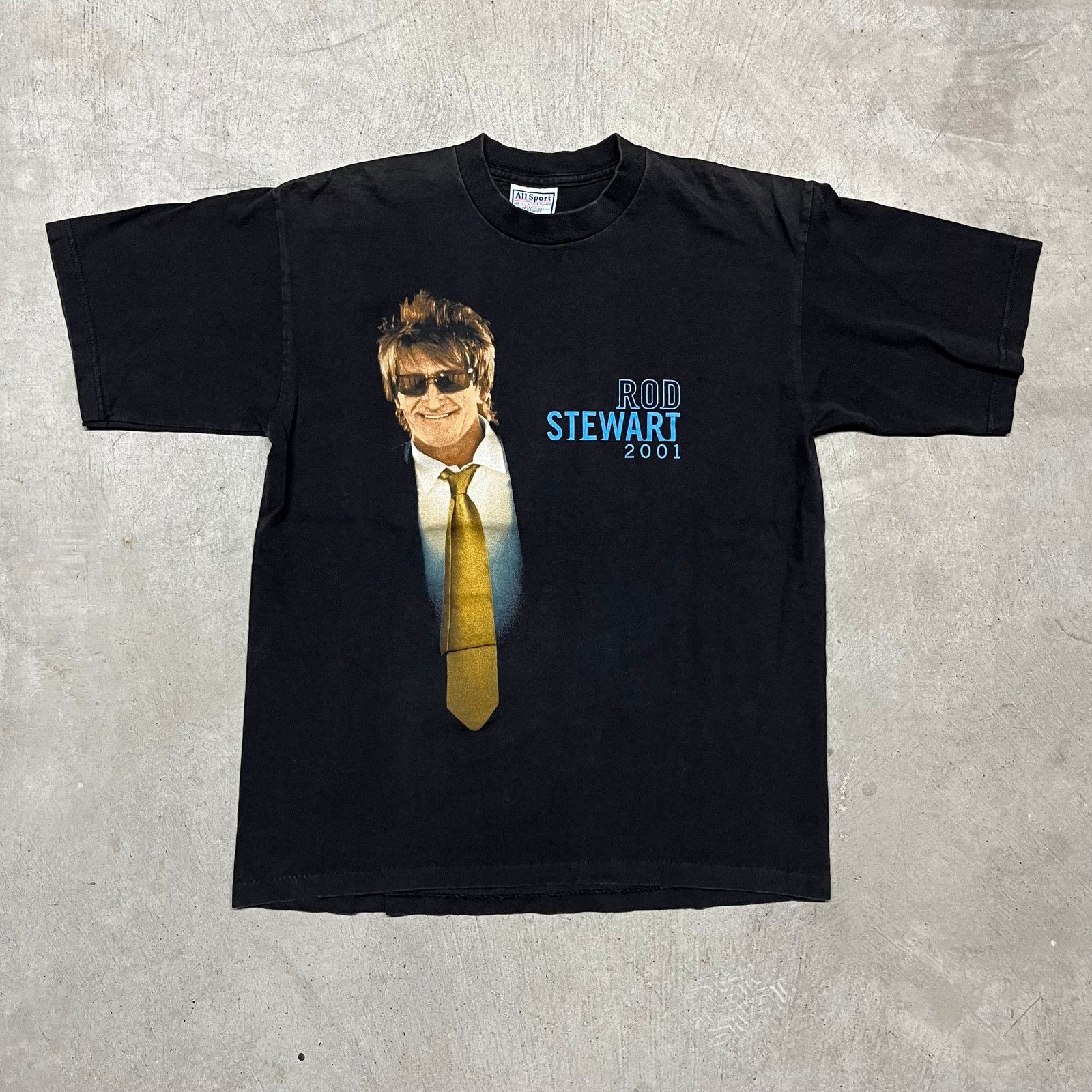 All Sport 2001 Rod Stewart Tour Tshirt | Grailed