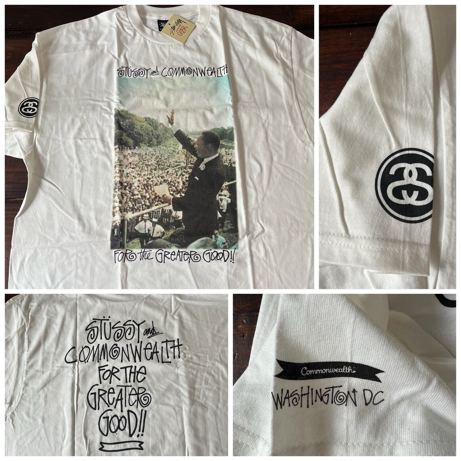 Stussy Vintage Stussy Commonwealth Martin Luther King Tee Shirt | Grailed