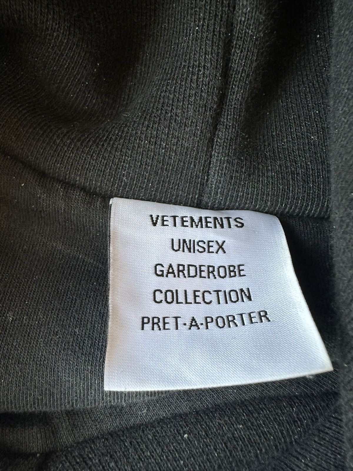 Vetements Vetements Death Metal Cropped Boxy Hoodie | Grailed
