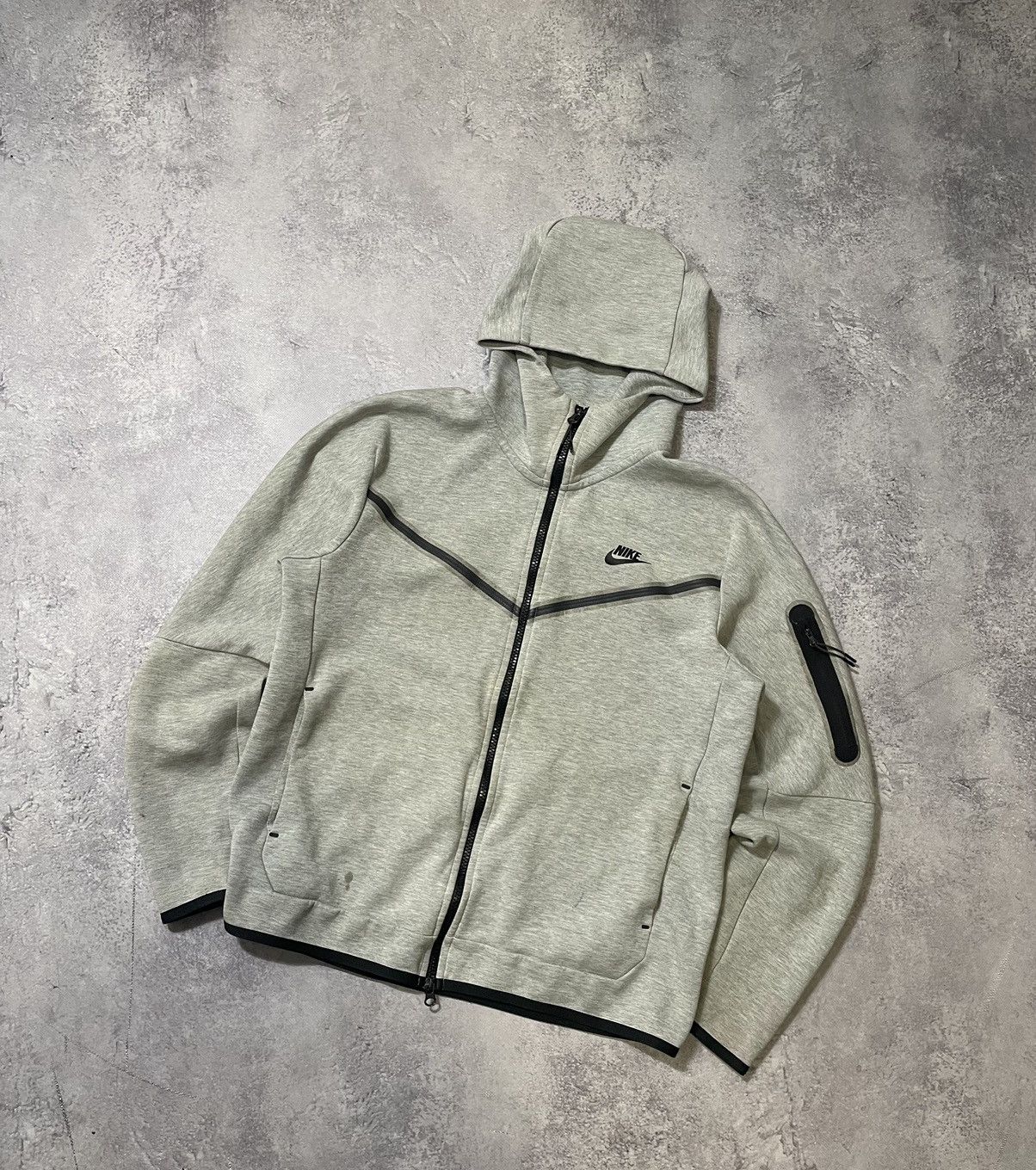 Nike × Streetwear Nike Tech Fleece Zip Up Hoodie Drill Style | Grailed