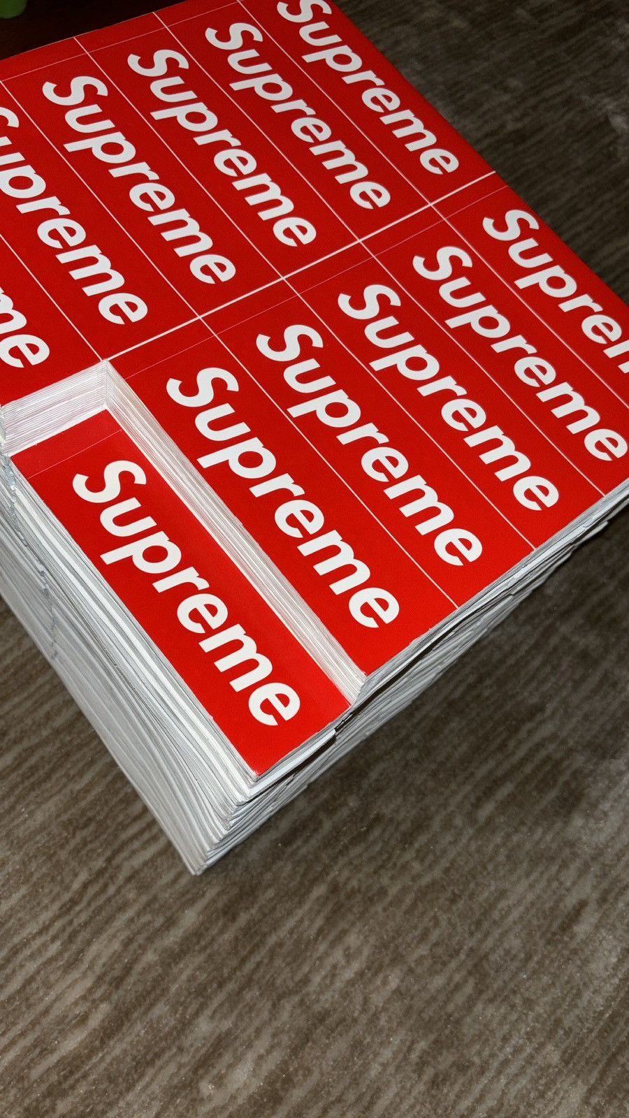 Supreme ROTARY HERO STICKER BRICKS STOOL/SIDE TABLE | Grailed