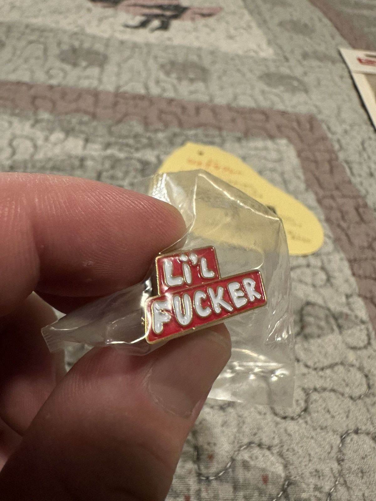 Supreme × Vintage Supreme Lil Fucker Pin Grailed