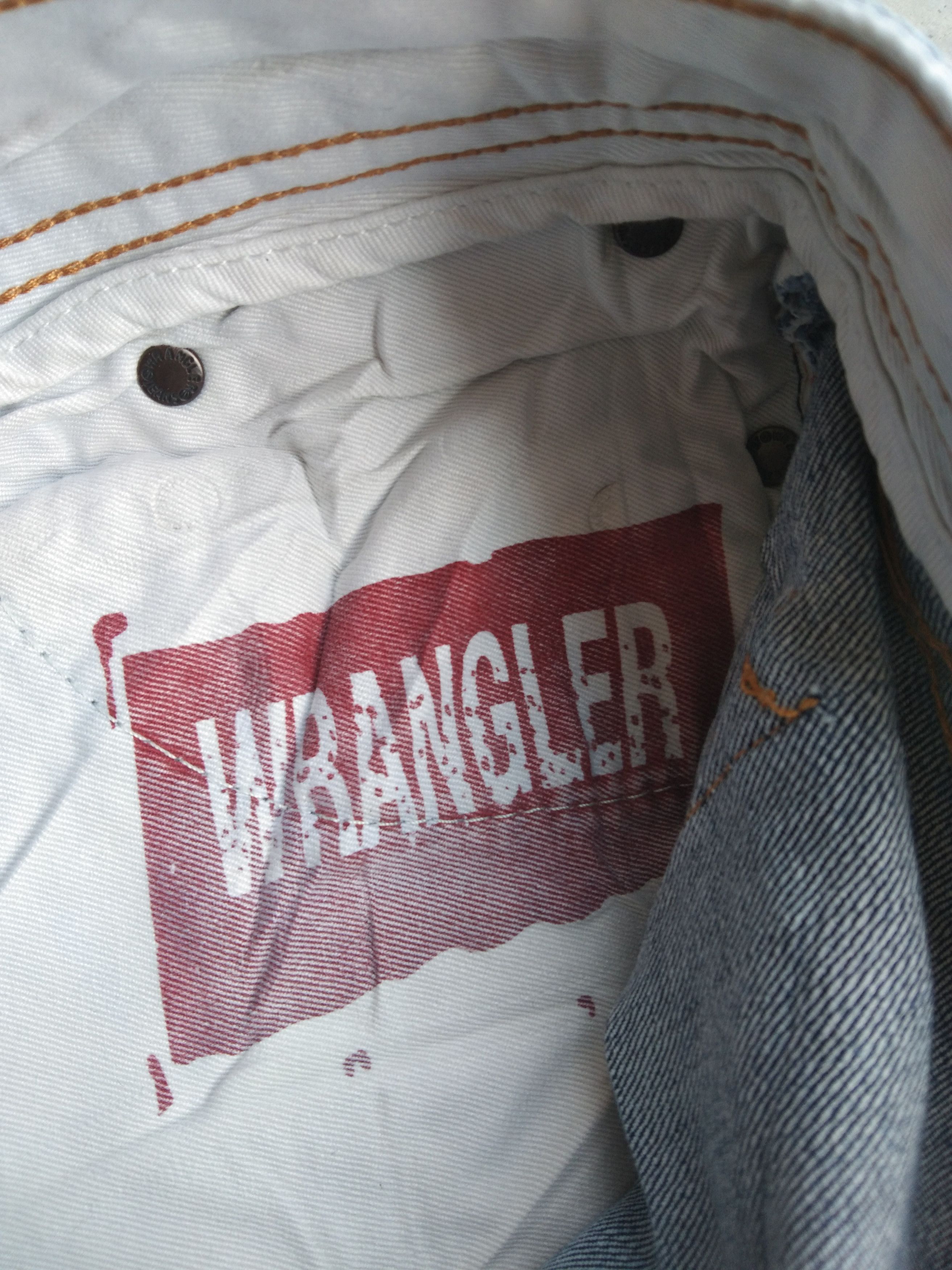 Japanese Brand Vintage Wrangler Distressed Jeans 33x32 | Grailed