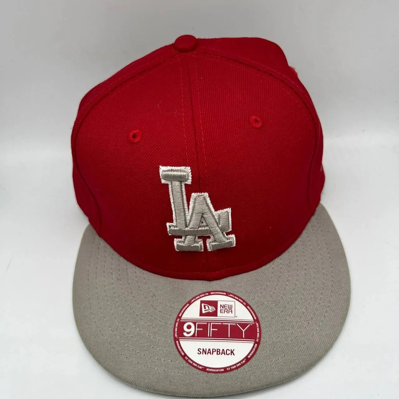 New Era Los Angeles LA Dodgers MLB Hat Snapback Cap Red Men | Grailed