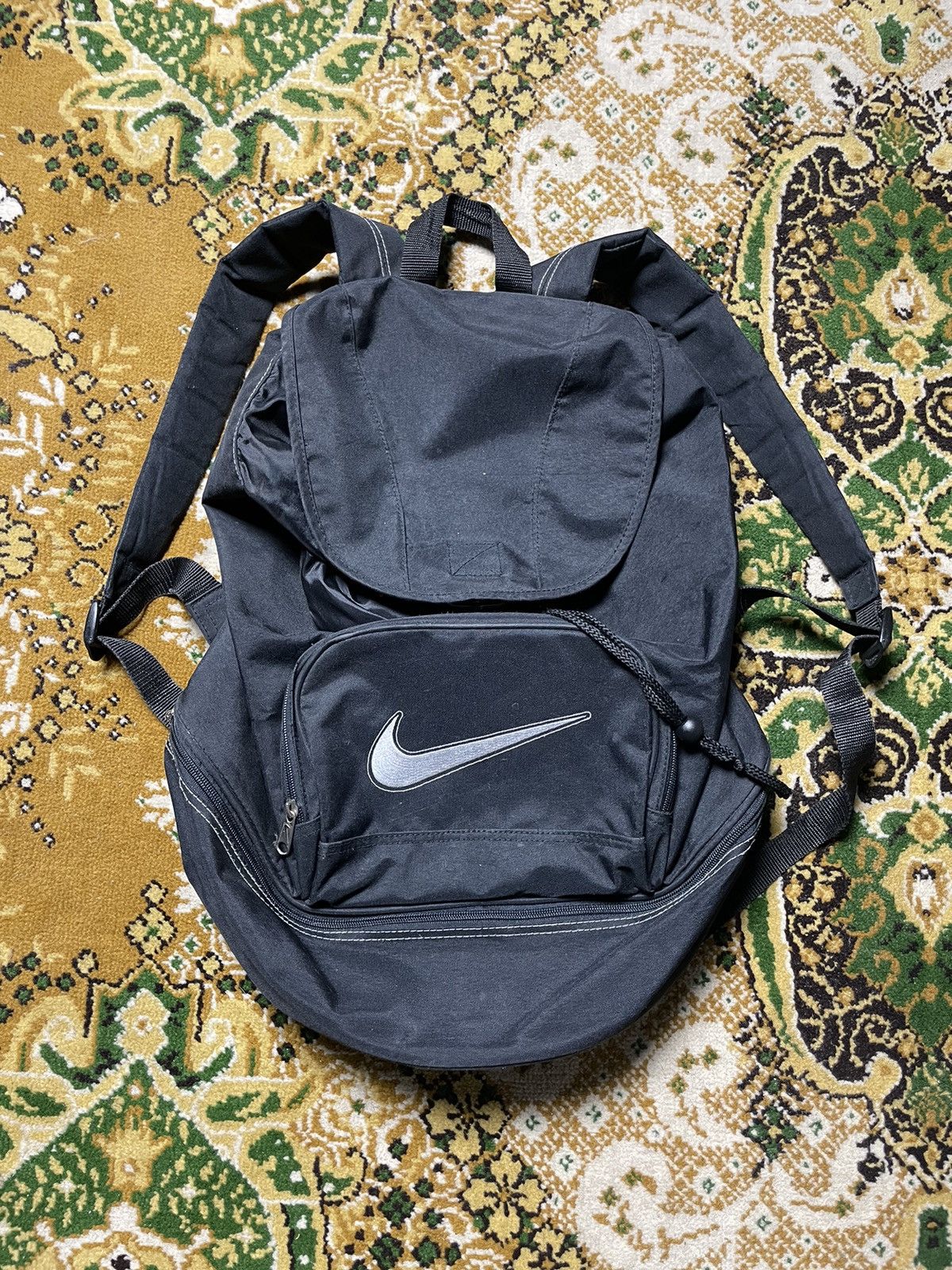 Nike Vintage Nike Big Swoosh Backpack 90s | Grailed