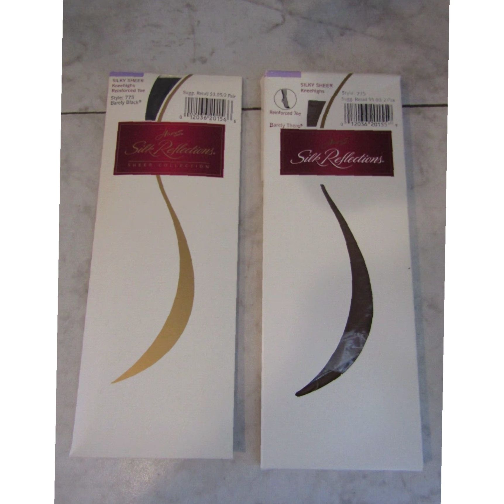 Hanes Silky Smooth Barely There Knee High Hosiery with Enhanced Toe ...