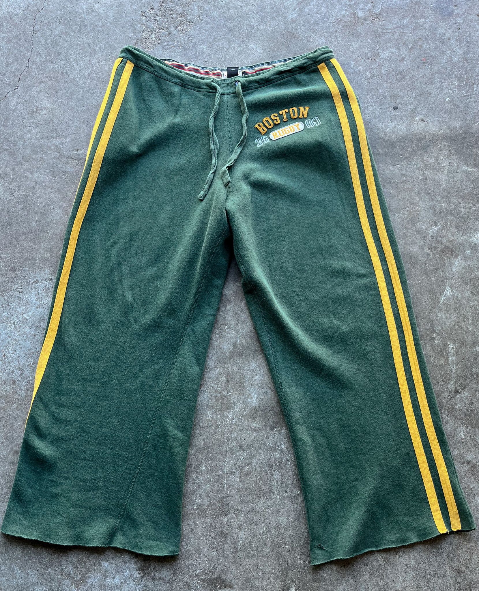 Arizona Jean Co. × Streetwear Wide Baggy cropped Rugby Pants | Grailed