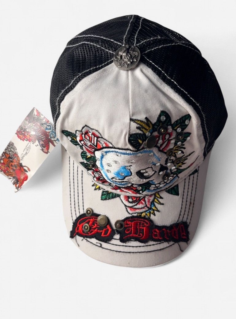 Ed Hardy 🌹💫00S RARE ED HARDY BY CHRISTIAN AUDIGIER CAP Y2K RAP SWAG ...