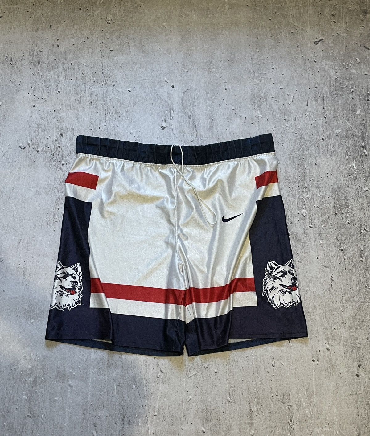 Nike Nike vintage made in USA basketball shorts UCONN HUSKIES | Grailed