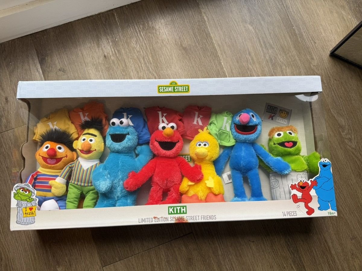 Kith Kith for Sesame Street Plush Set | Grailed