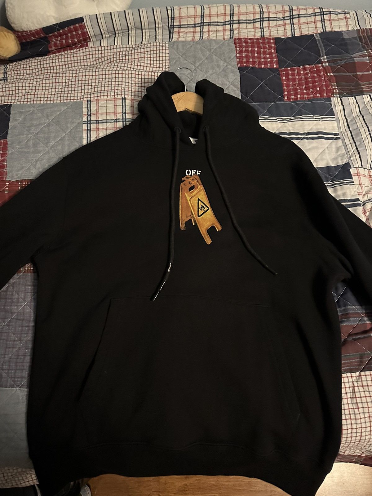 Off-White Off White Skeleton Arrow Hoodie Black | Grailed