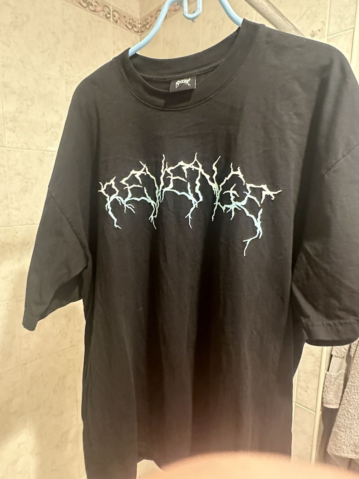 Revenge Revenge lightning tee exclusive for members | Grailed