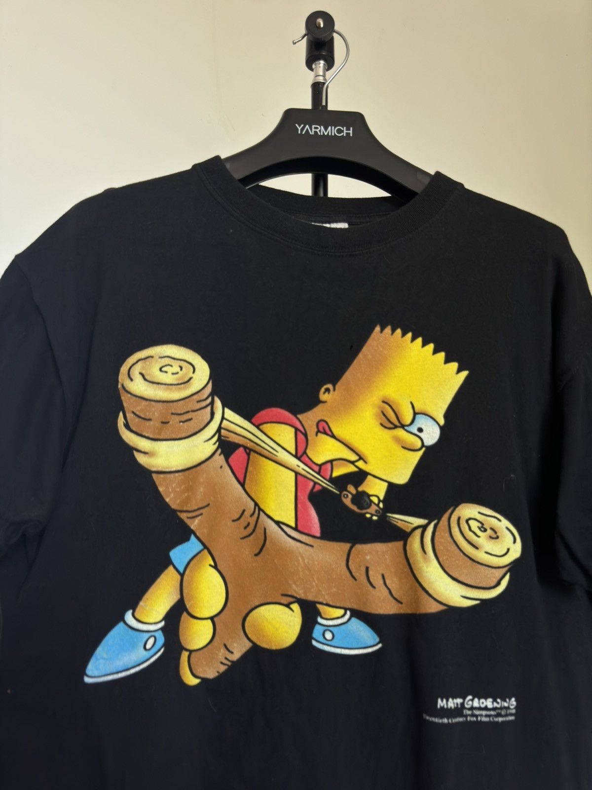 Band Tees × The Simpsons × Vintage Vintage 1998 The Simpsons Angry Bart ...