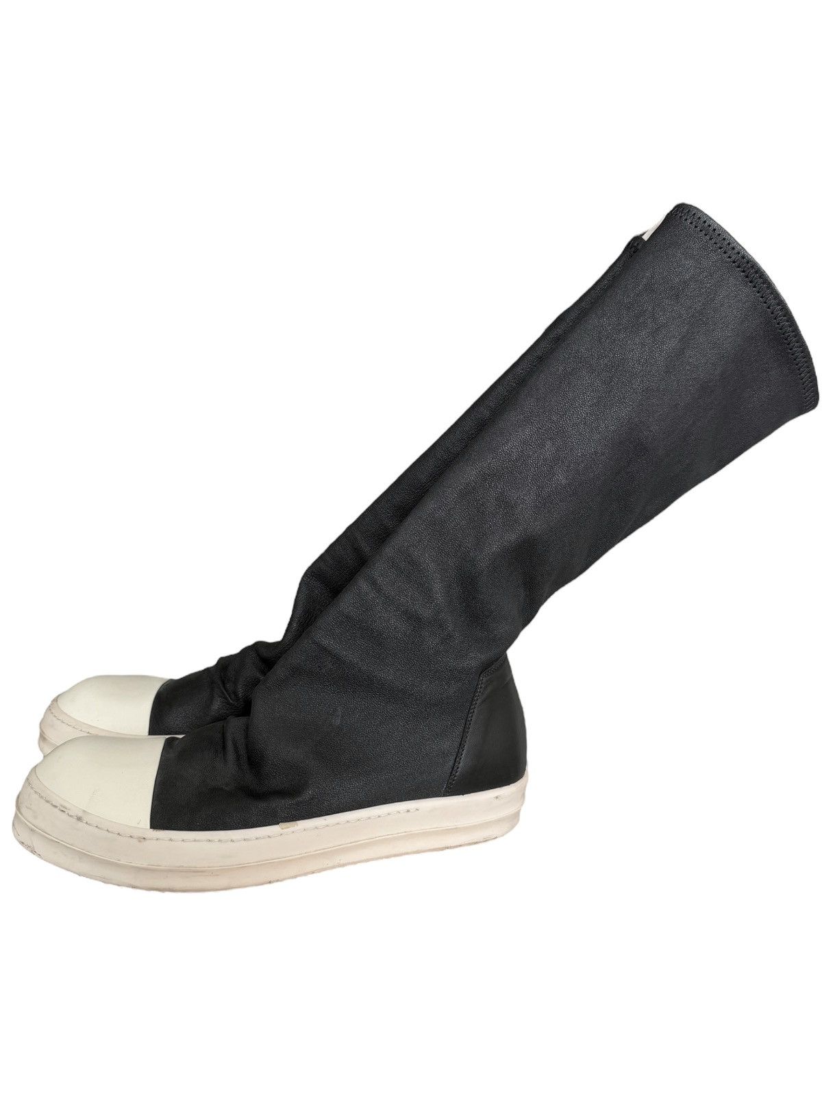 Rick Owens × Rick Owens Drkshdw RARE Leather Sock Ramones | Grailed