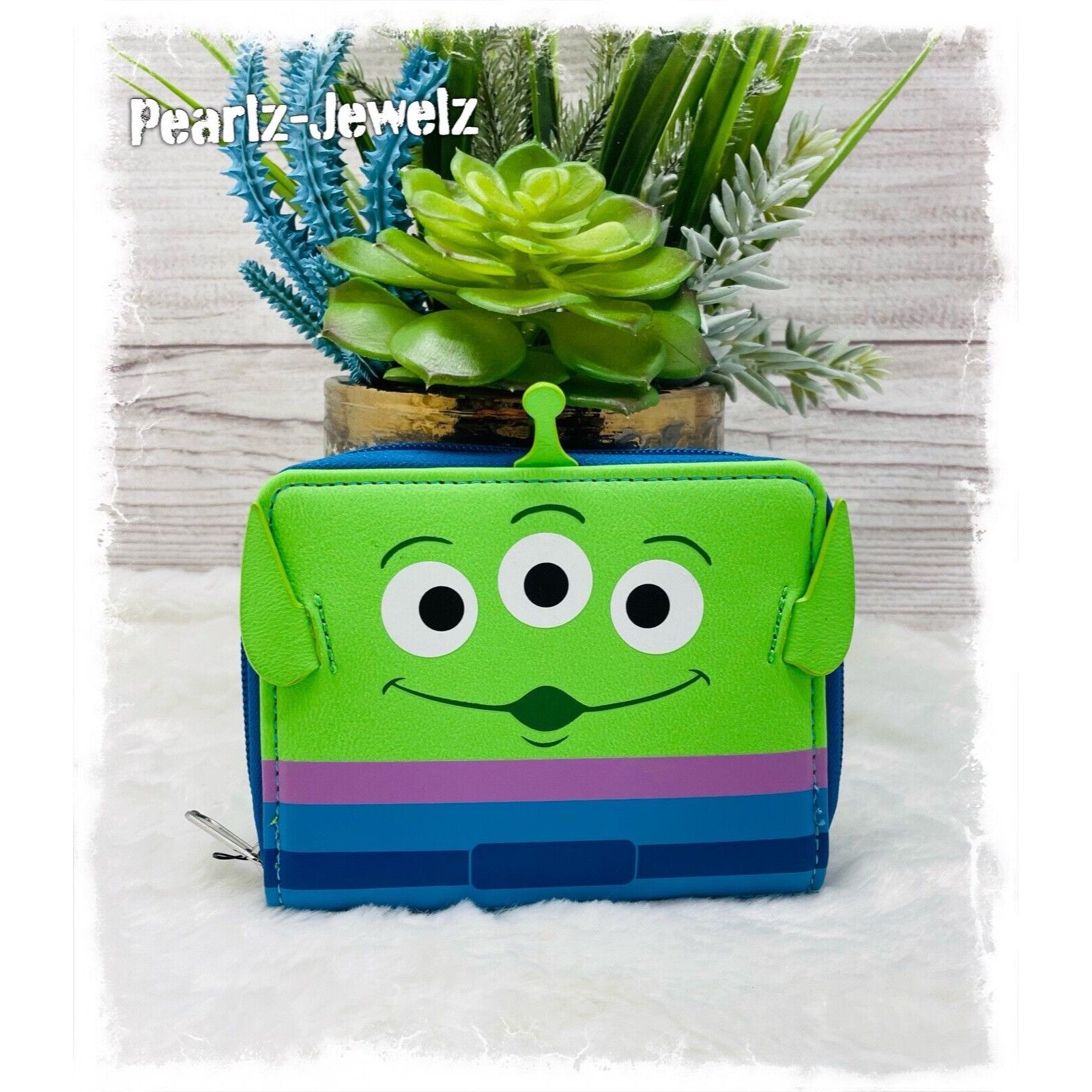 Disney Loungefly Disney Pixar Toy Story Alien Cosplay Mini Zip Wall ...