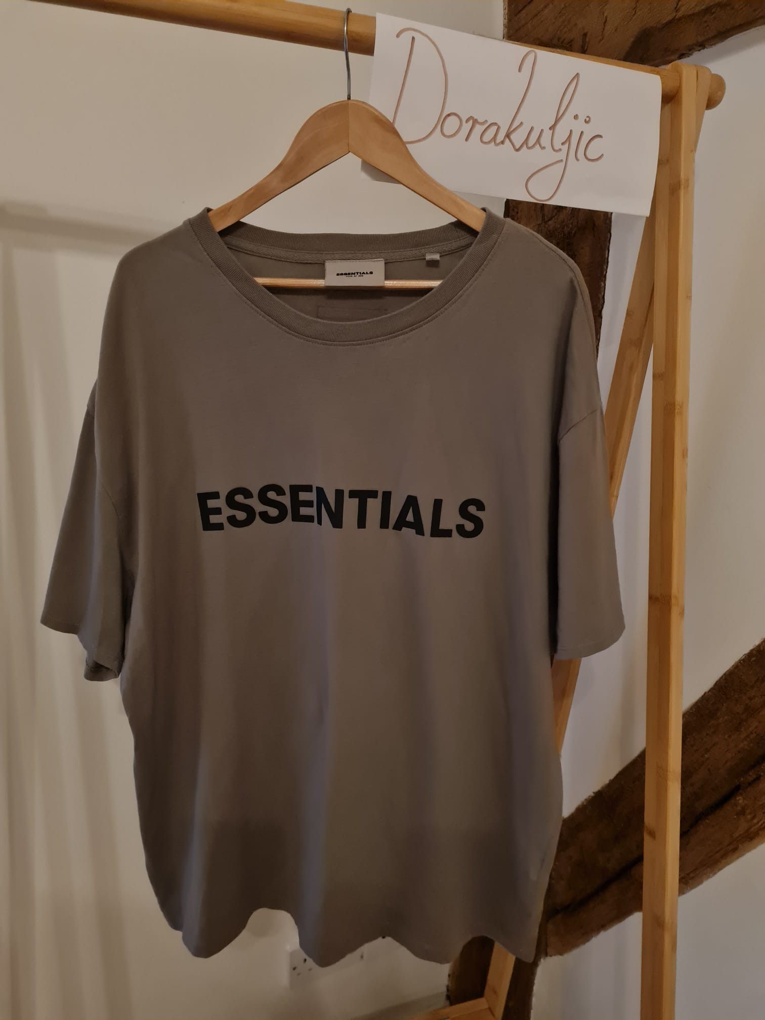 Essentials Fear of God Essentials Tan Brown T-Shirt | Grailed