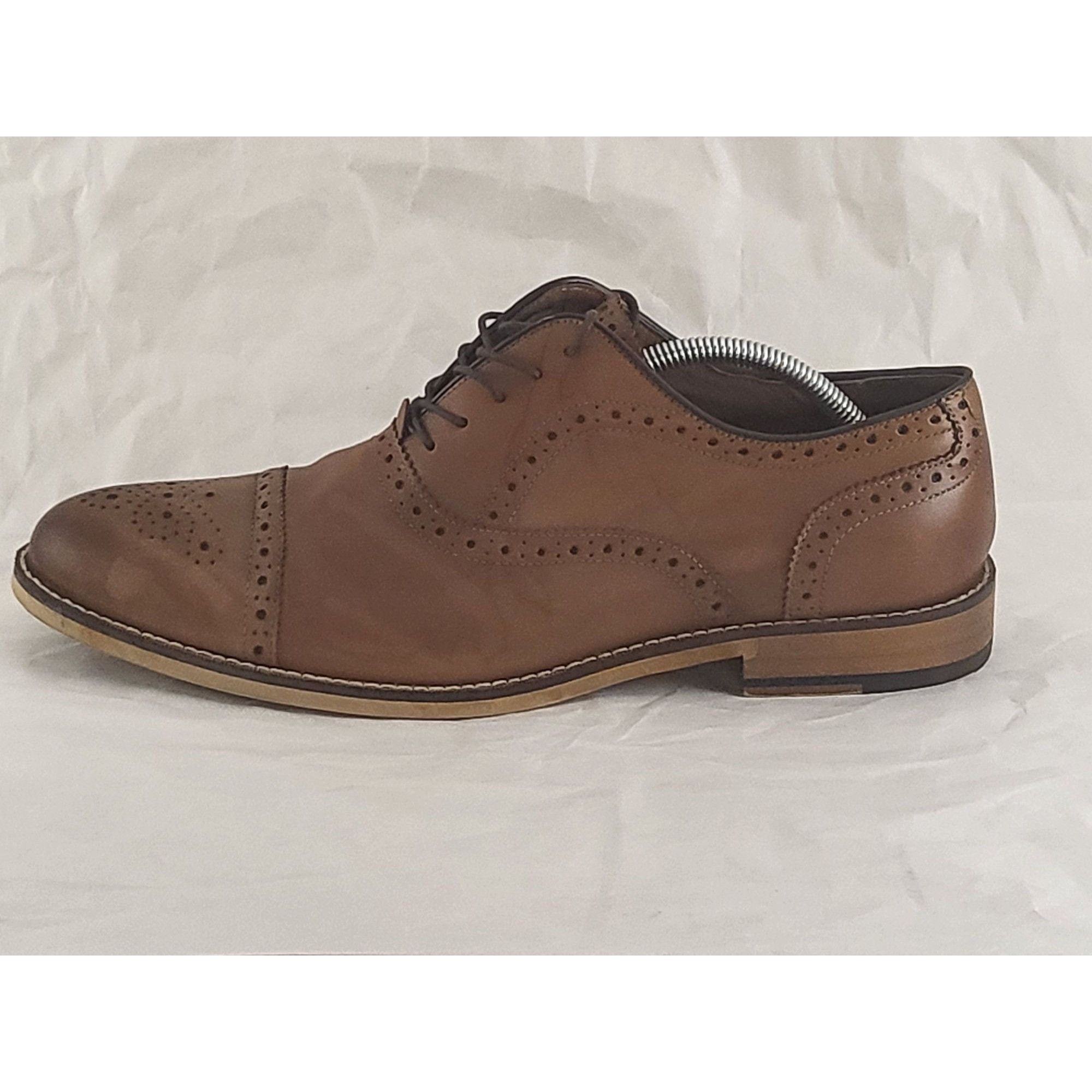 Aston Grey Asten Grey Kobe Brown Leather Sz 11.5 Oxford Shoes Men | Grailed