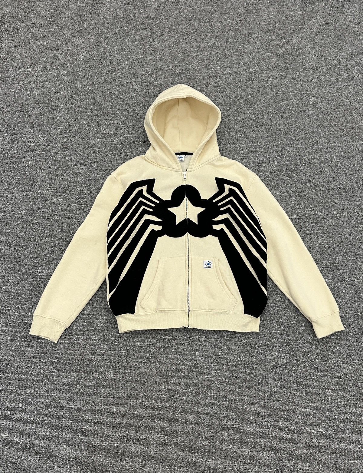 Vintage Davril Supply Spider Star Core Zip Hoodie | Grailed