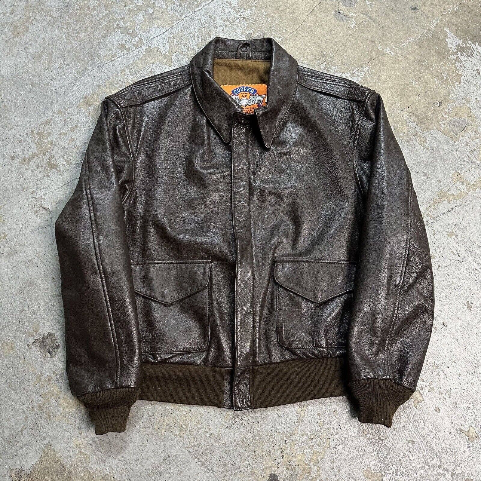 Cooper Cooper US Air Force Type A-2 Pilot Flight Leather Jacket | Grailed