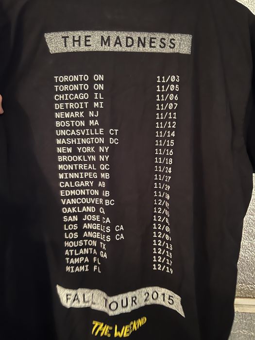 The Weeknd The Weeknd BBTM Face Tour Tee Size Large | Grailed